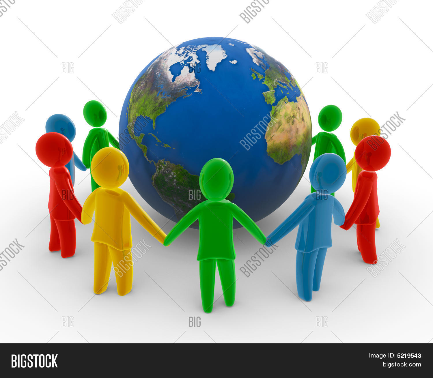 Global Human Chain Image & Photo (Free Trial) | Bigstock