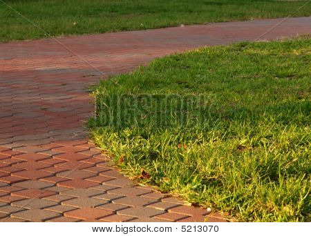 Curved Brick Path Image & Photo (Free Trial) | Bigstock