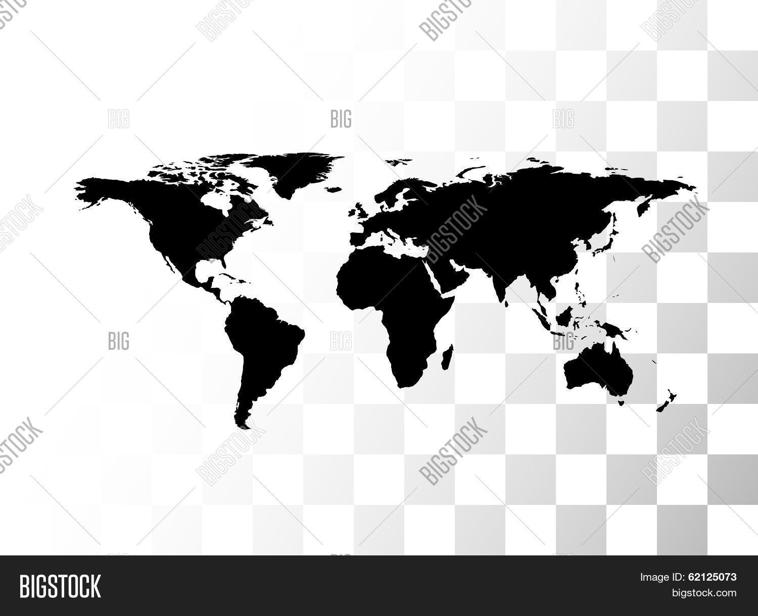 Vector Black World Vector & Photo (Free Trial) | Bigstock