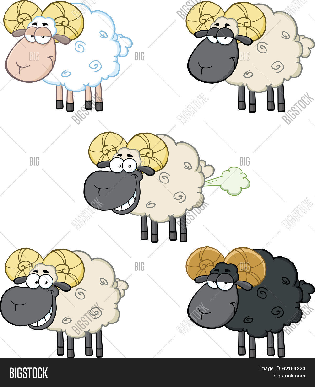 Funny Sheep Cartoon Image & Photo (Free Trial) | Bigstock