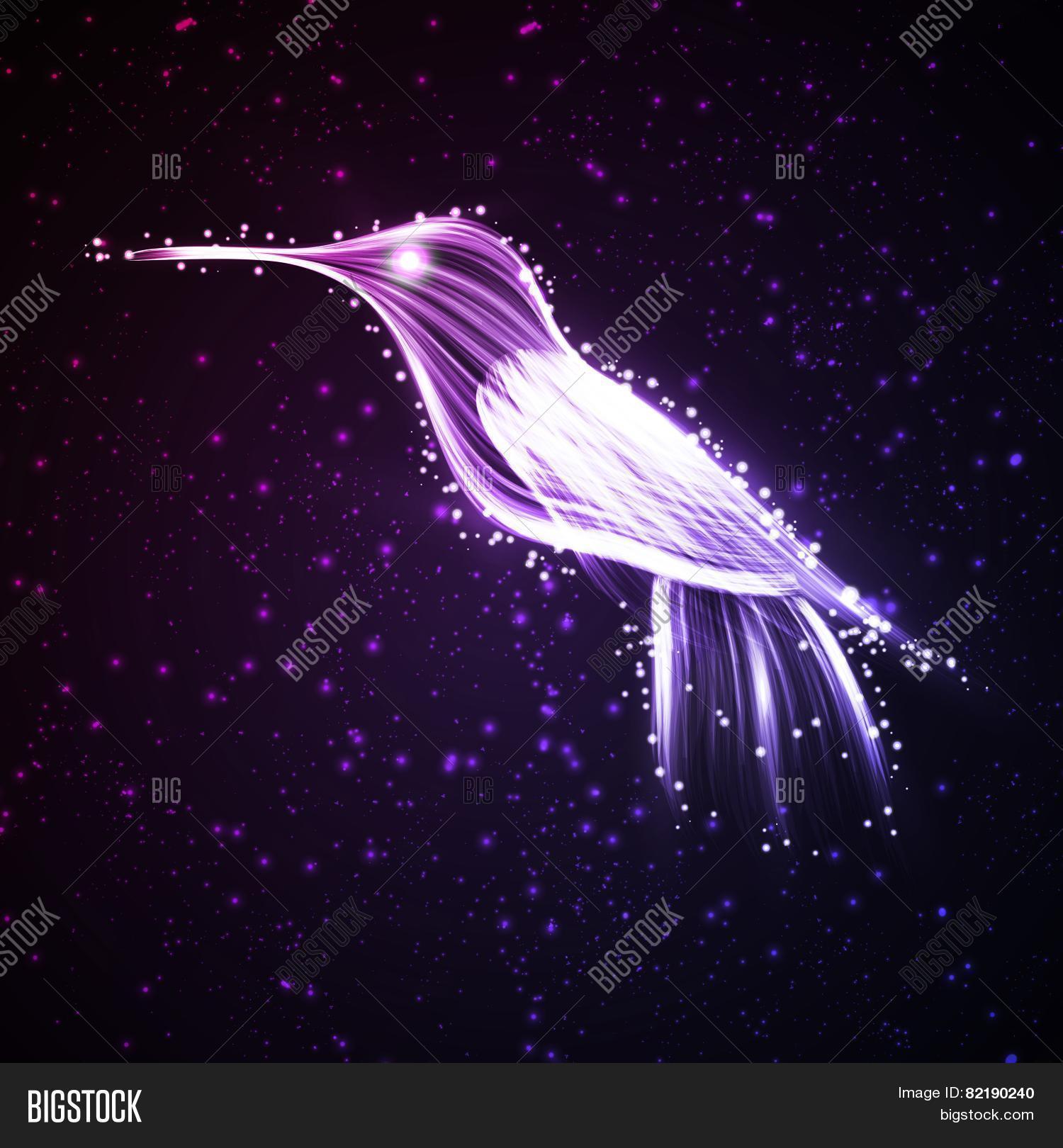 Neon Hummingbird Image & Photo (Free Trial) | Bigstock