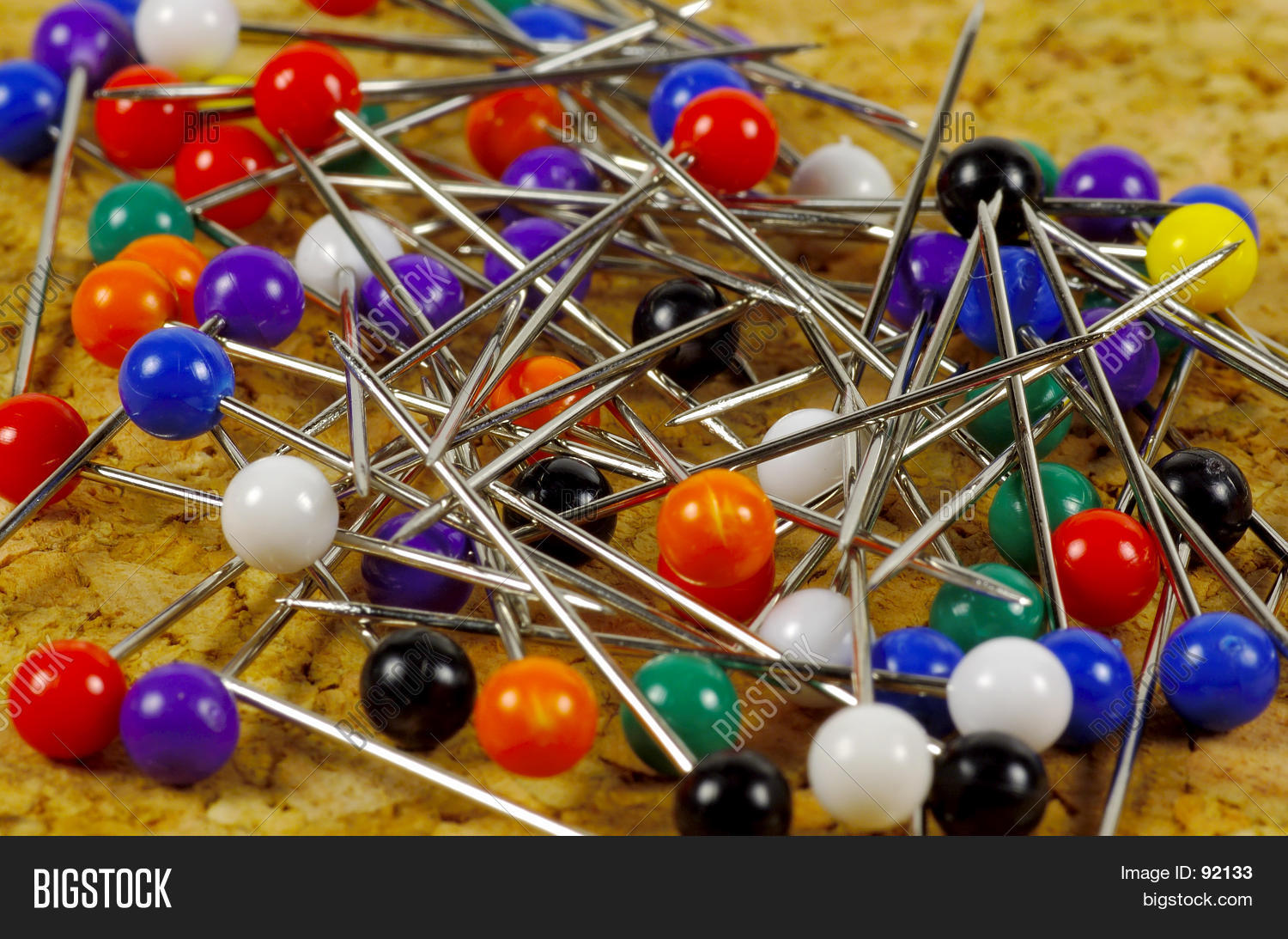 Colored Pushpins Image & Photo (Free Trial) | Bigstock