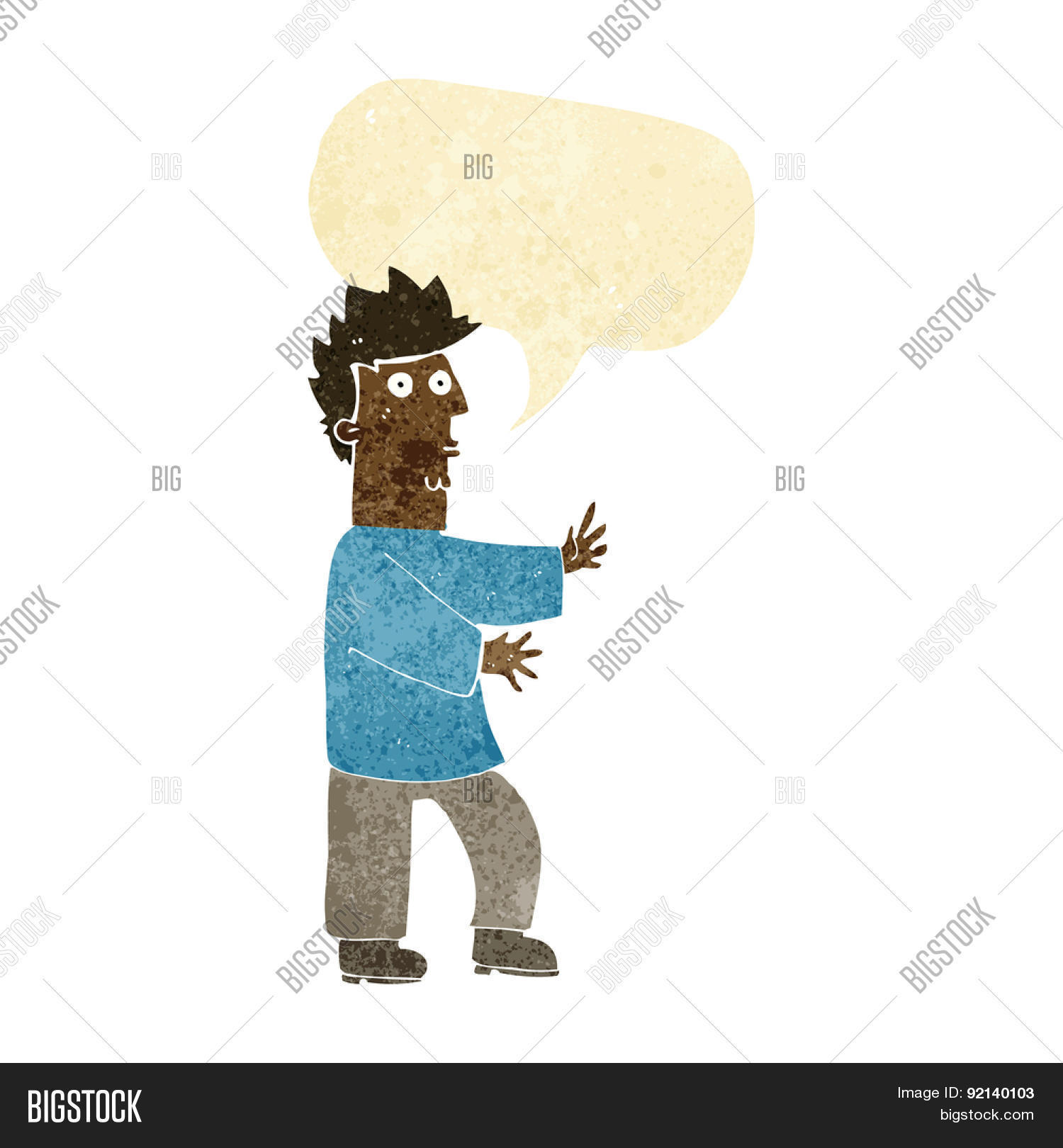 Cartoon Person Speech Vector & Photo (Free Trial) | Bigstock