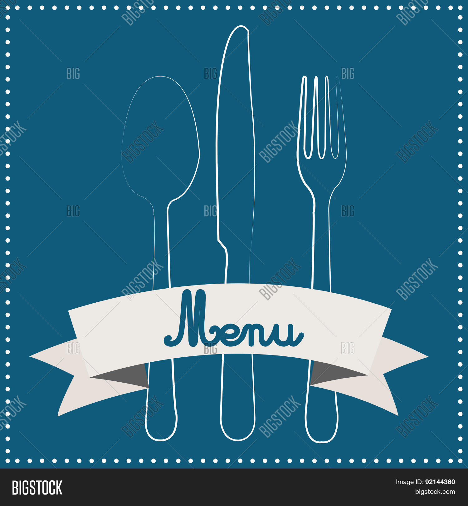 Menu Design Vector & Photo (Free Trial) | Bigstock