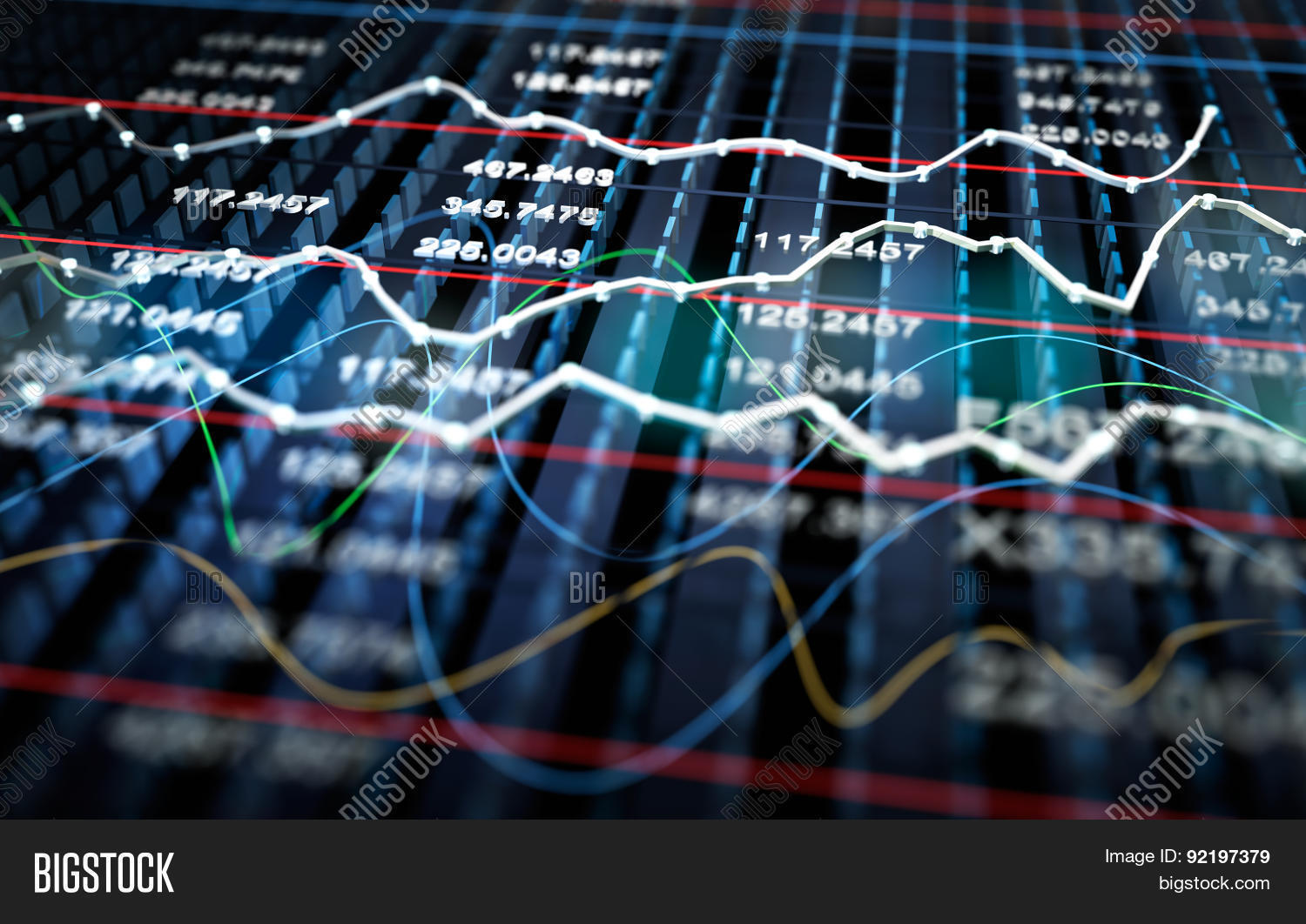 Stock Exchange Graph Image & Photo (Free Trial) | Bigstock