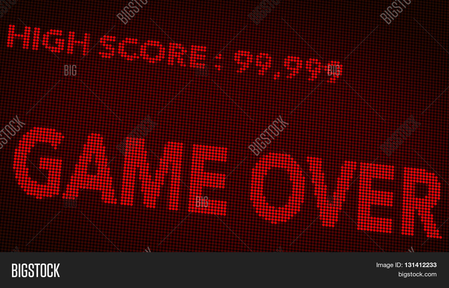 Game Over Retro Video Image & Photo (Free Trial) | Bigstock
