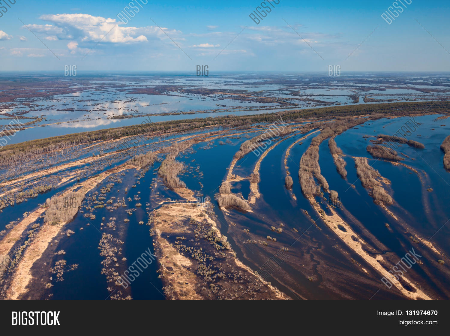 Aerial View Over Flood Image & Photo (Free Trial) | Bigstock