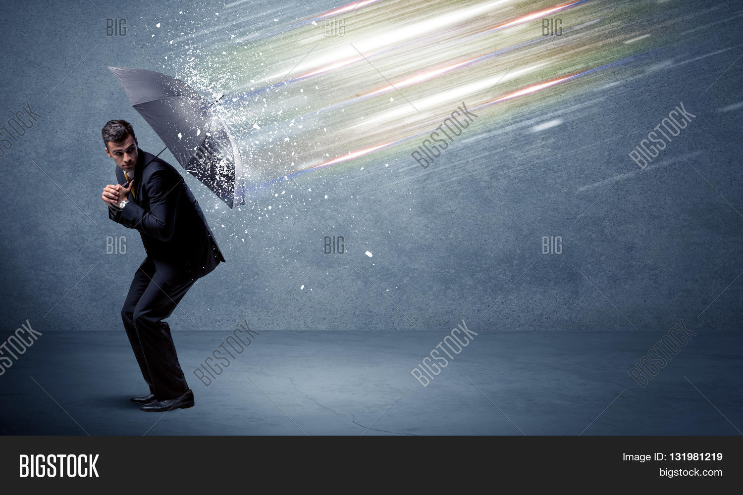 Business Man Defending Image & Photo (Free Trial) | Bigstock