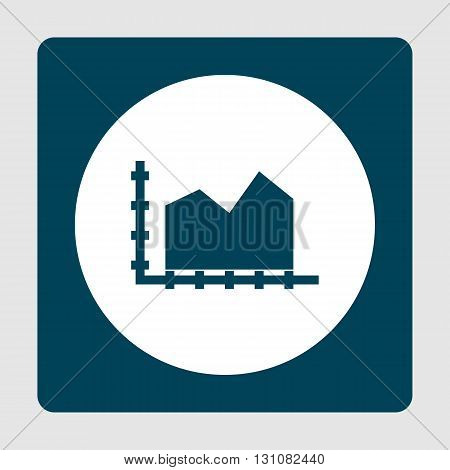 Area Chart Icon Vector & Photo (Free Trial) | Bigstock