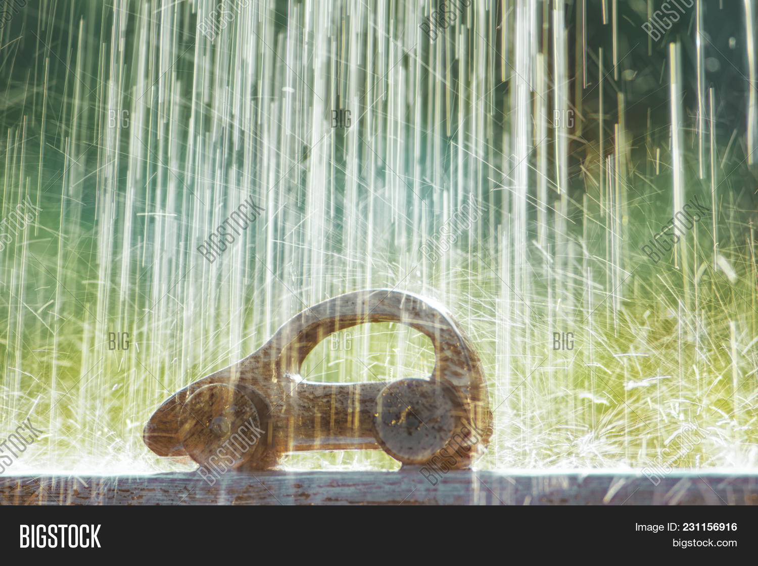 Rain On Sunny Day. Sun Image & Photo (Free Trial) | Bigstock