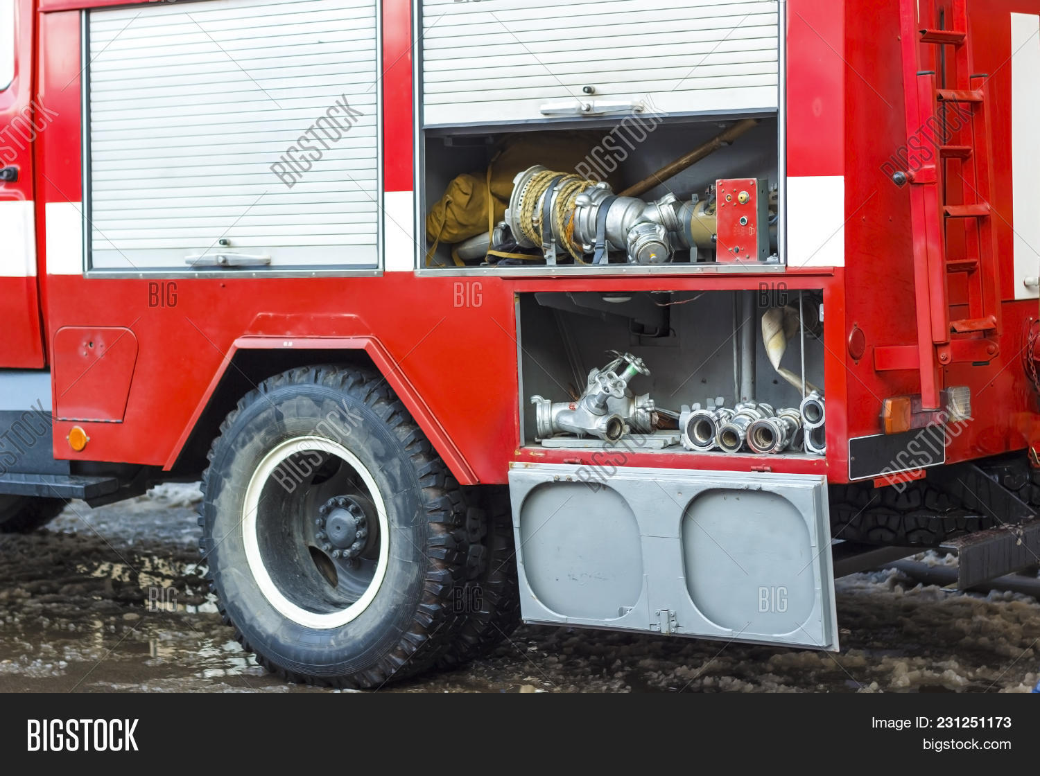 Fire Truck Red. Fire Image & Photo (Free Trial) | Bigstock