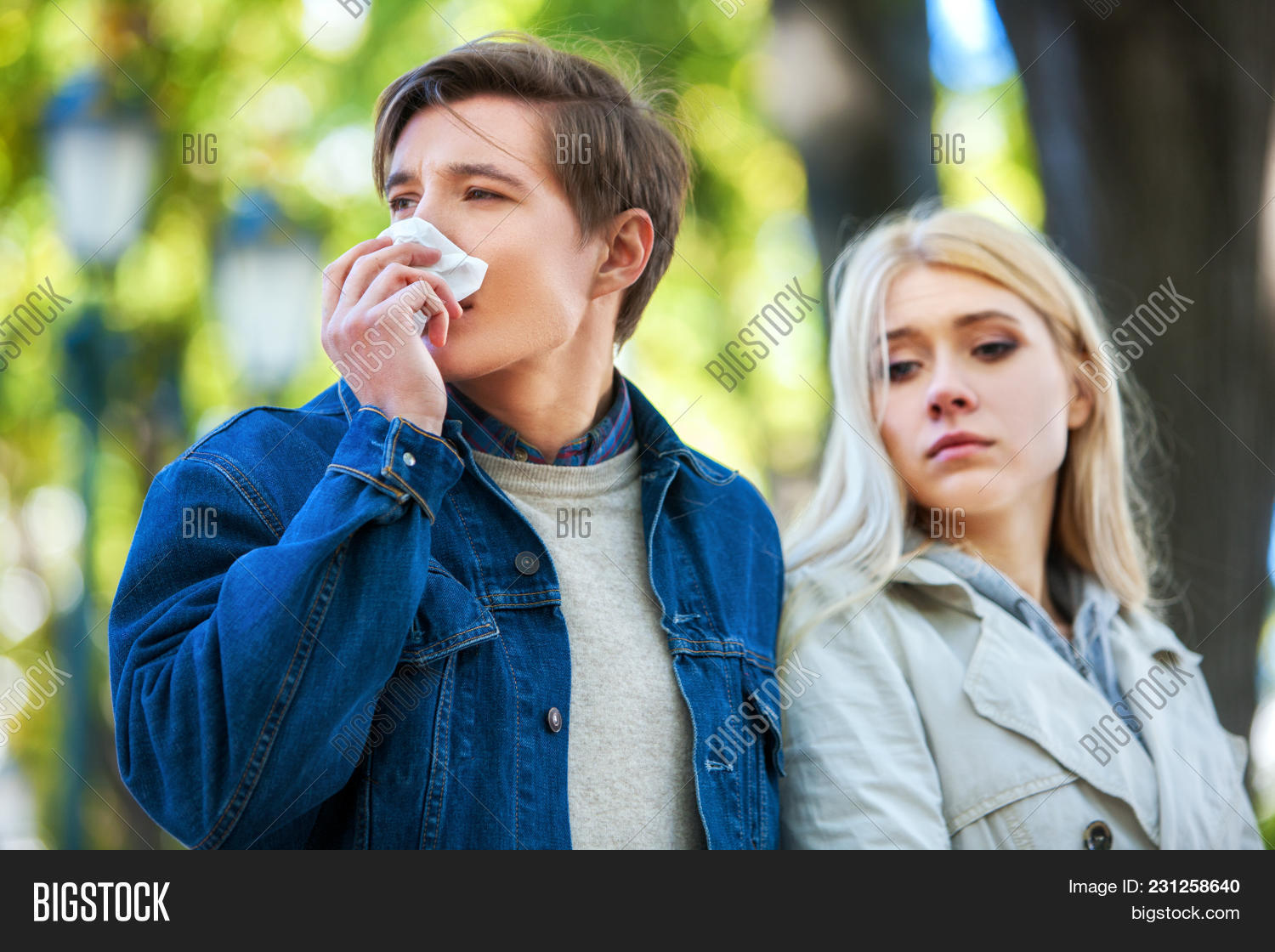 Man Cold Rhinitis On Image & Photo (Free Trial) | Bigstock