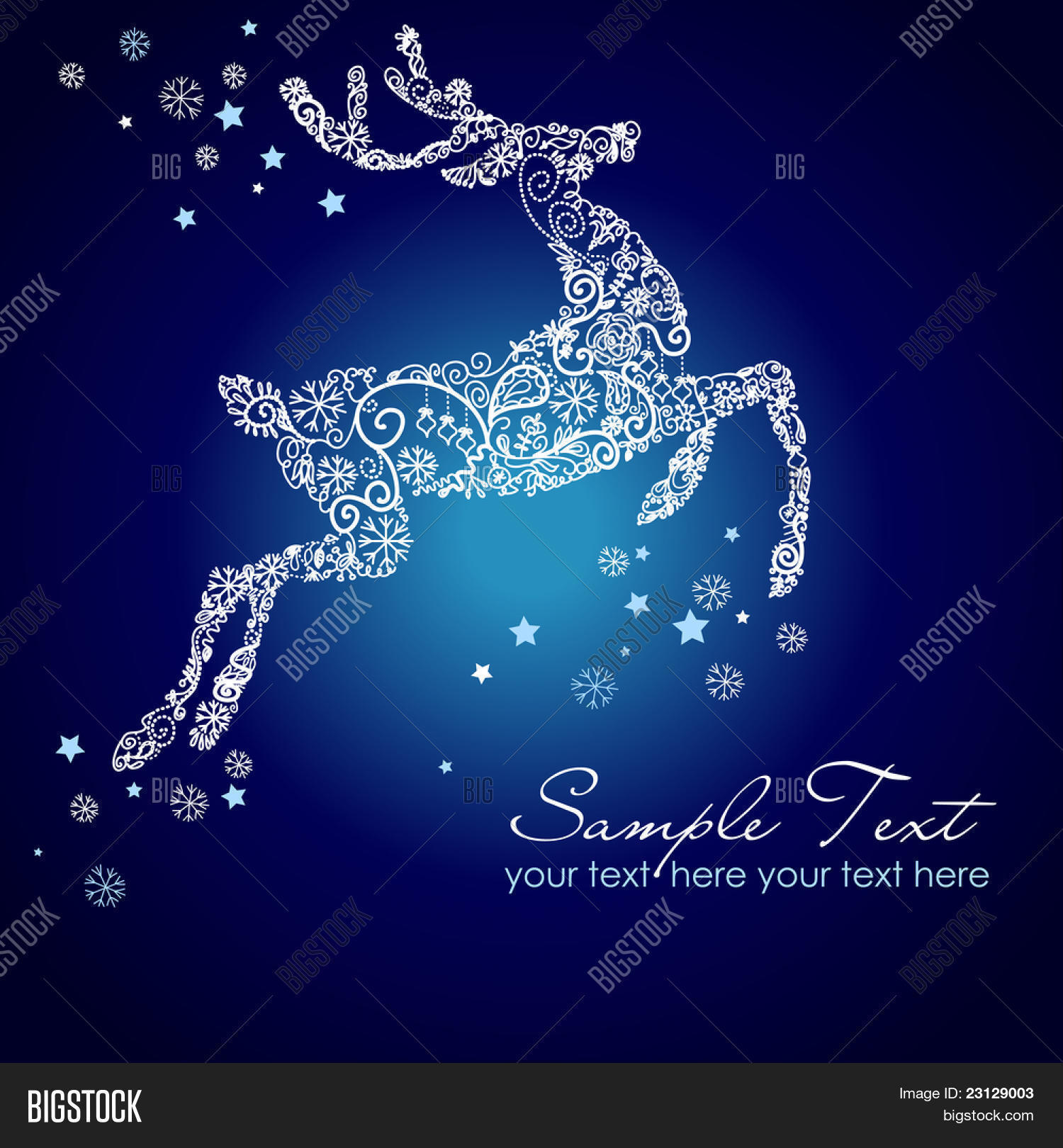Blue White Christmas Vector & Photo (Free Trial) | Bigstock