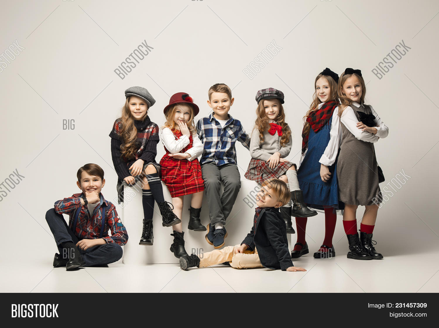 Group Beautiful Girls Image And Photo Free Trial Bigstock
