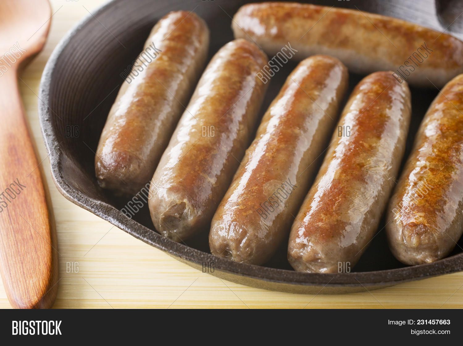 Fresh Chunky Sausages Image & Photo (Free Trial) | Bigstock