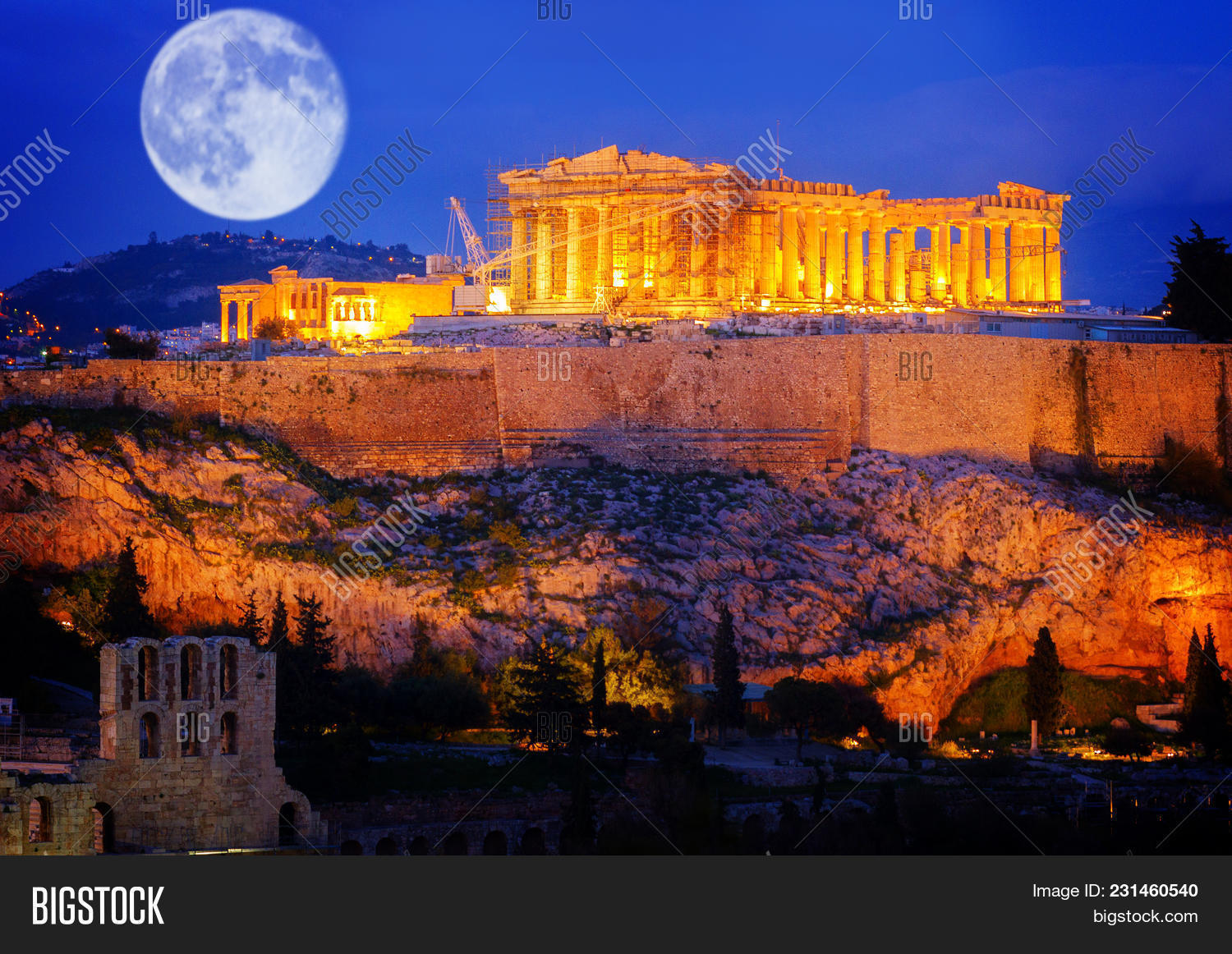 Famous Skyline Athens Image & Photo (Free Trial) | Bigstock