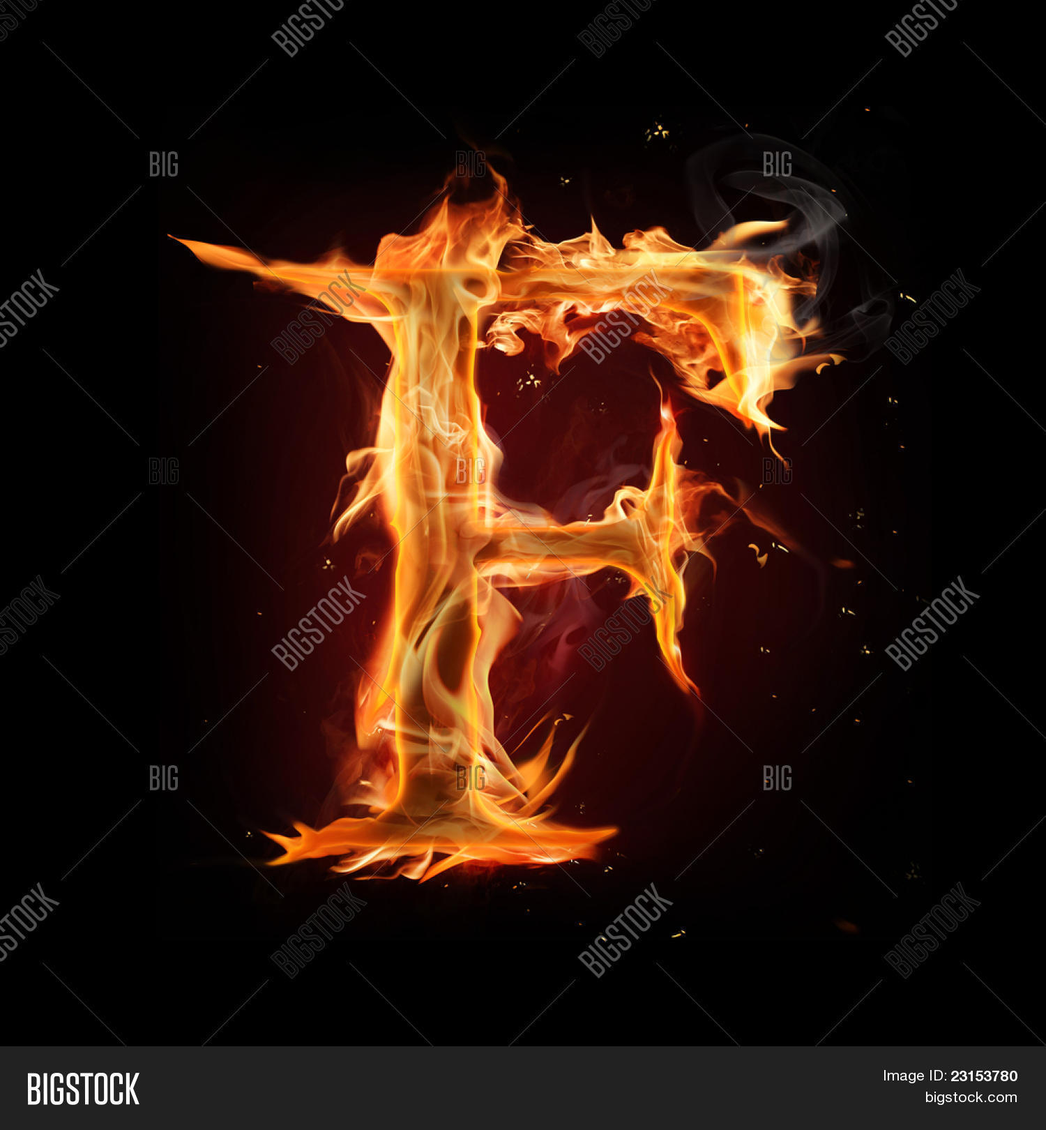 Fire Alphabet Letter " Image & Photo (Free Trial) | Bigstock