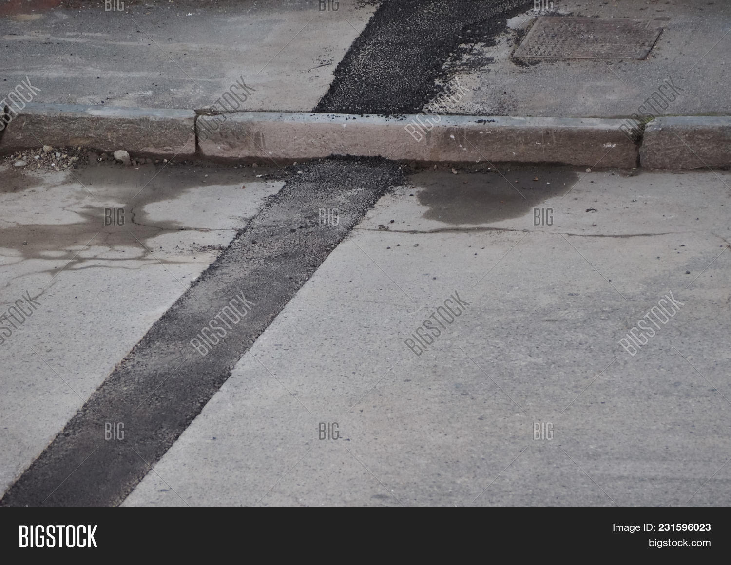 Patch Road Works Image & Photo (Free Trial) | Bigstock