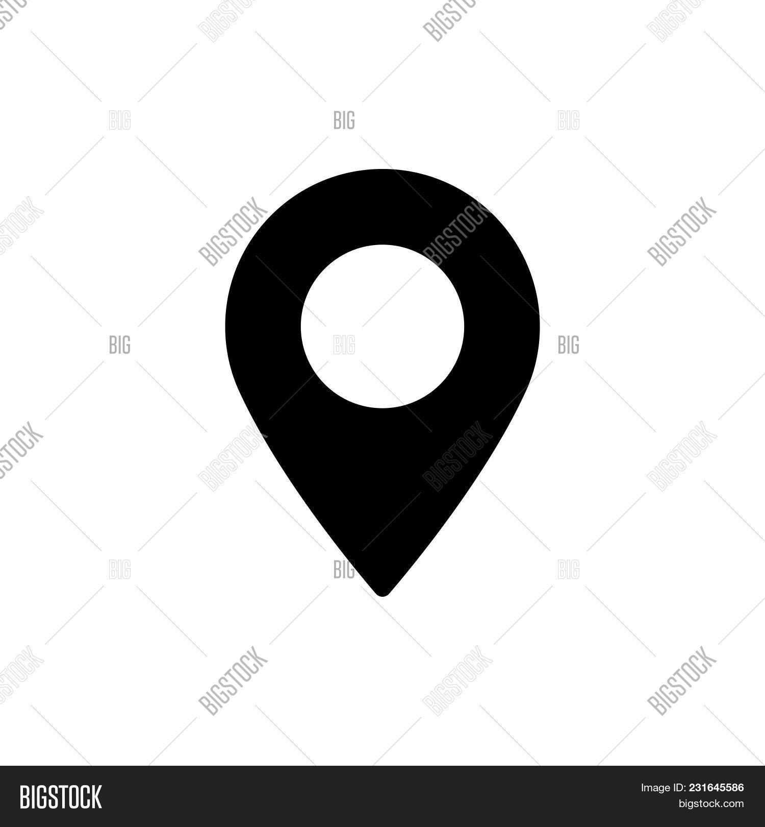 Location Icon Vector & Photo (Free Trial) | Bigstock