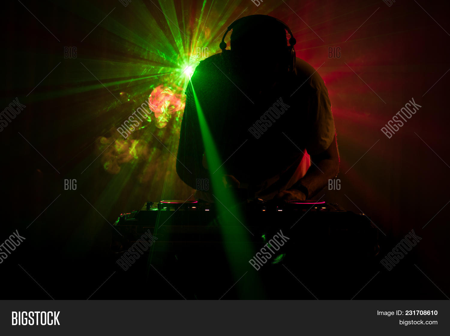 Dj Spinning, Mixing, Image & Photo (Free Trial) | Bigstock