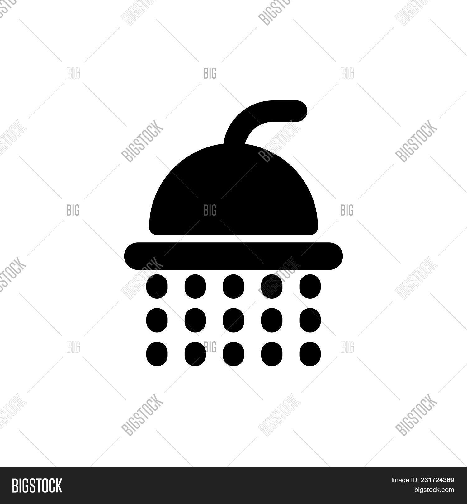 Shower Icon Isolated Vector & Photo (Free Trial) | Bigstock