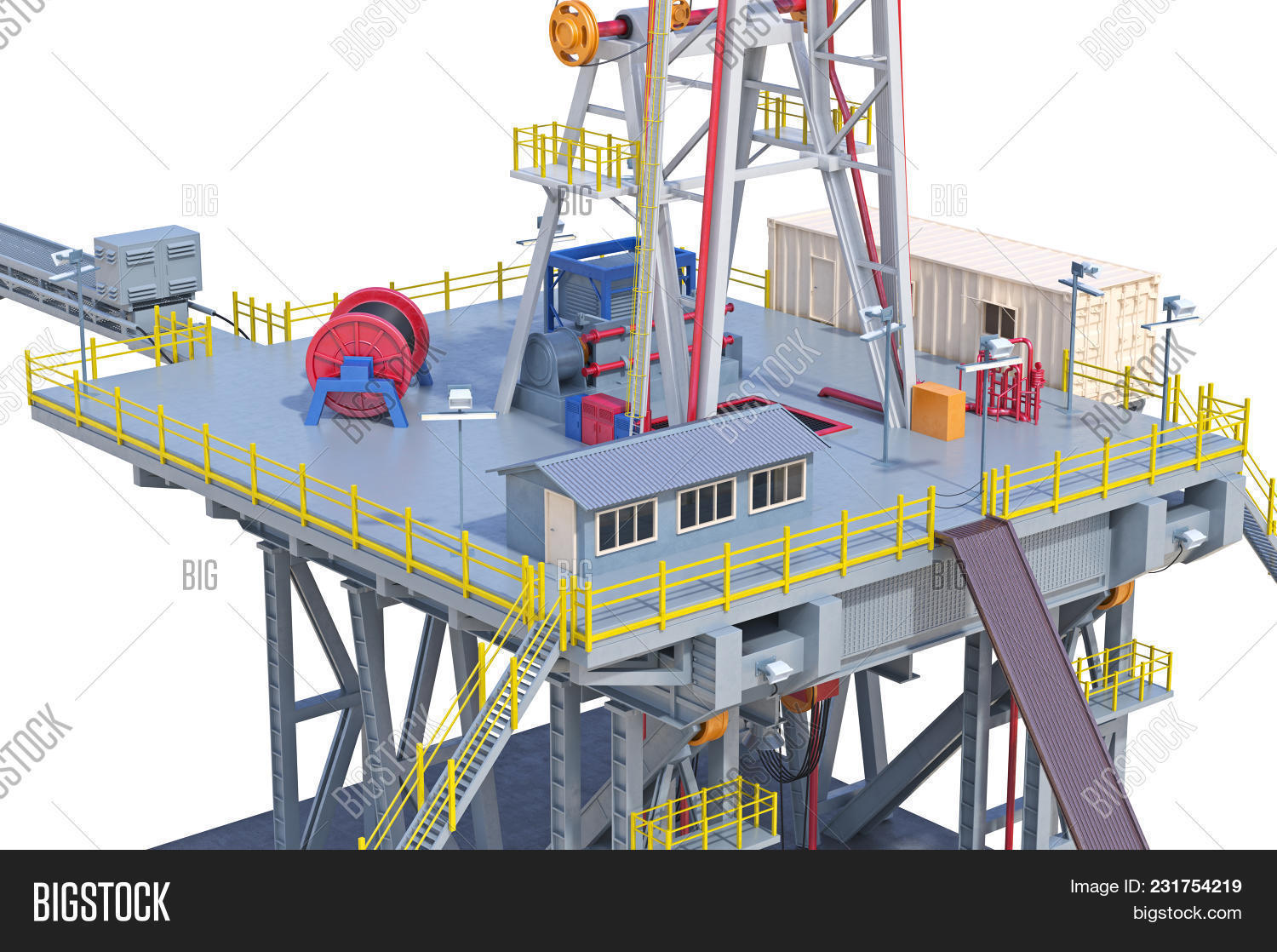 Land Rig Drilling Pipe Image & Photo (Free Trial) | Bigstock
