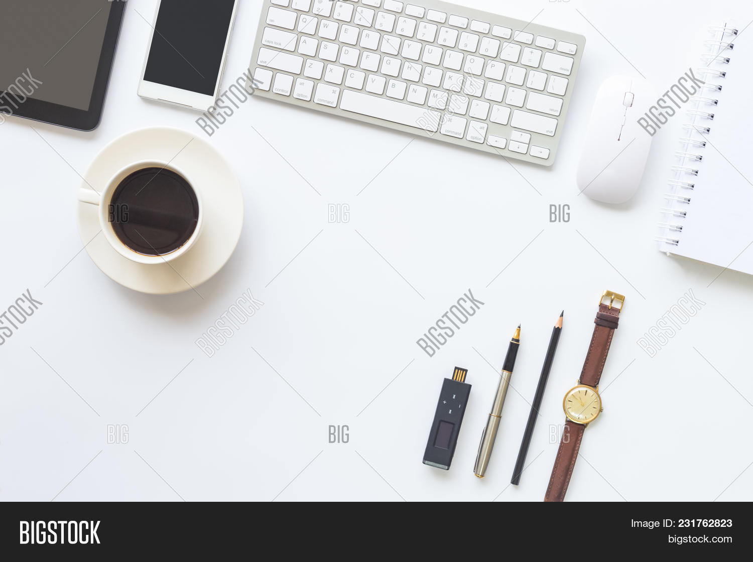 White Desk Office Image & Photo (Free Trial) | Bigstock
