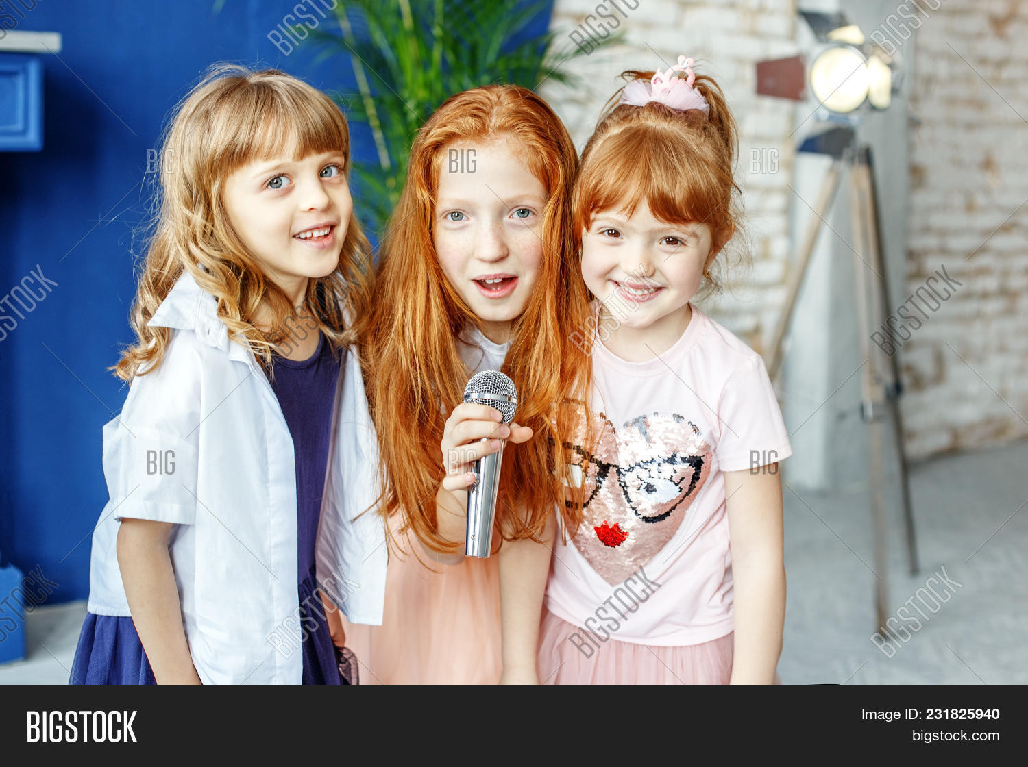 Three Kids Sing Song Image & Photo (Free Trial) | Bigstock