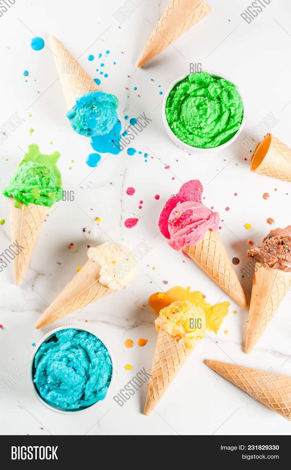 Colorful Melting Ice Image & Photo (Free Trial) | Bigstock