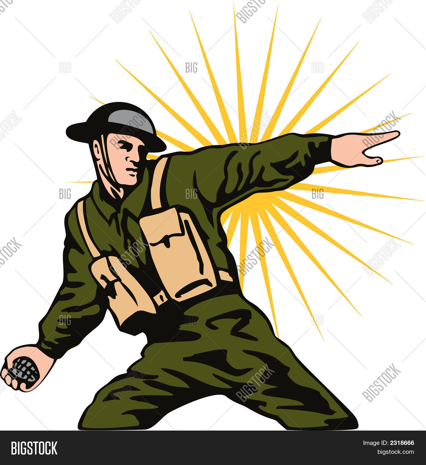 World War Two Soldier Vector & Photo (Free Trial) | Bigstock