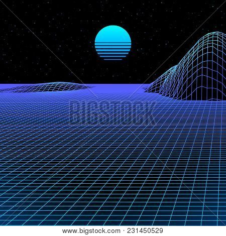 Grid Background Wireframe Images, Illustrations, Vectors - Grid ...