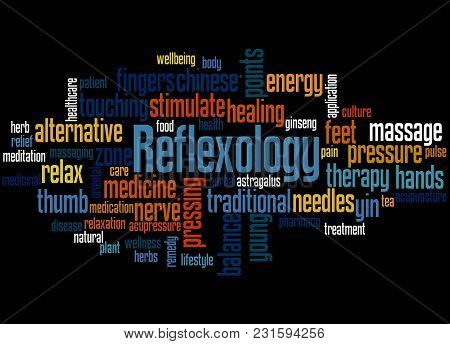 Reflexology Word Cloud Image & Photo (Free Trial) | Bigstock