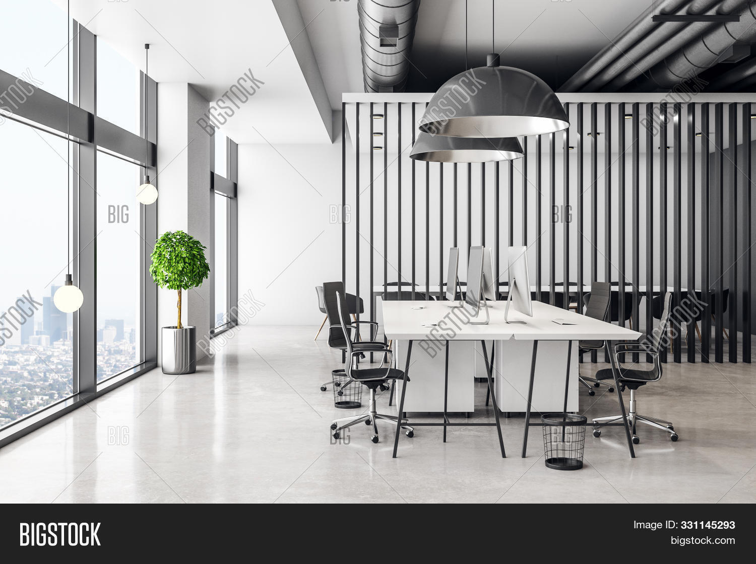 White Coworking Office Image & Photo (Free Trial) | Bigstock