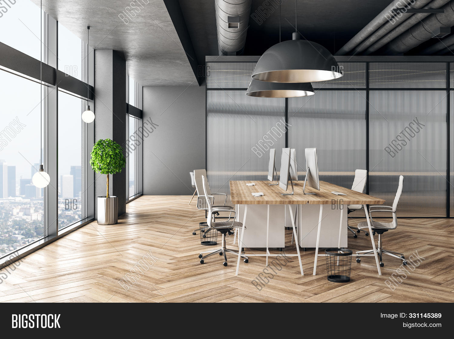 Clean Coworking Office Image & Photo (Free Trial) | Bigstock