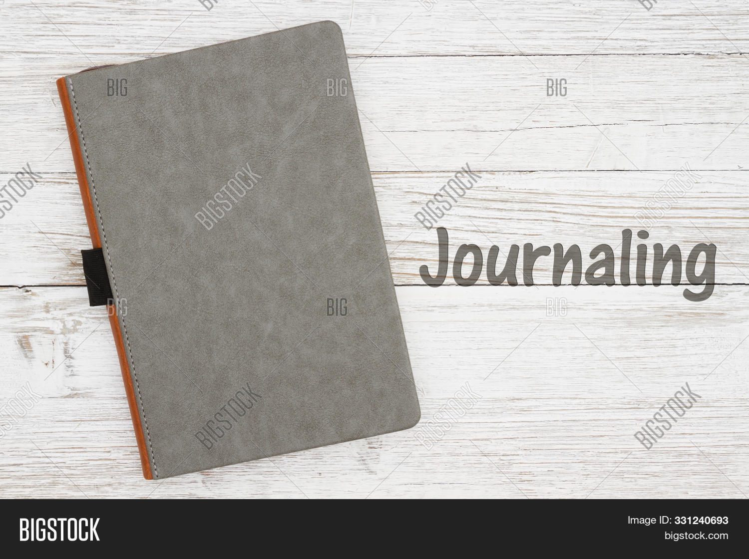 Blank Gray Journal On Image & Photo (Free Trial) | Bigstock