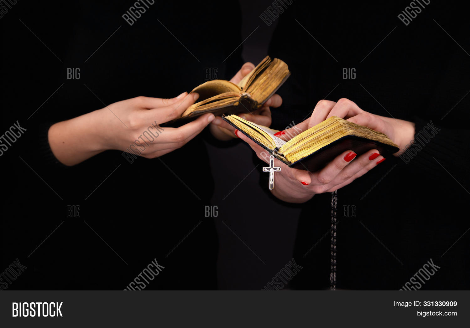 Two Women Read Bible Image & Photo (Free Trial) | Bigstock