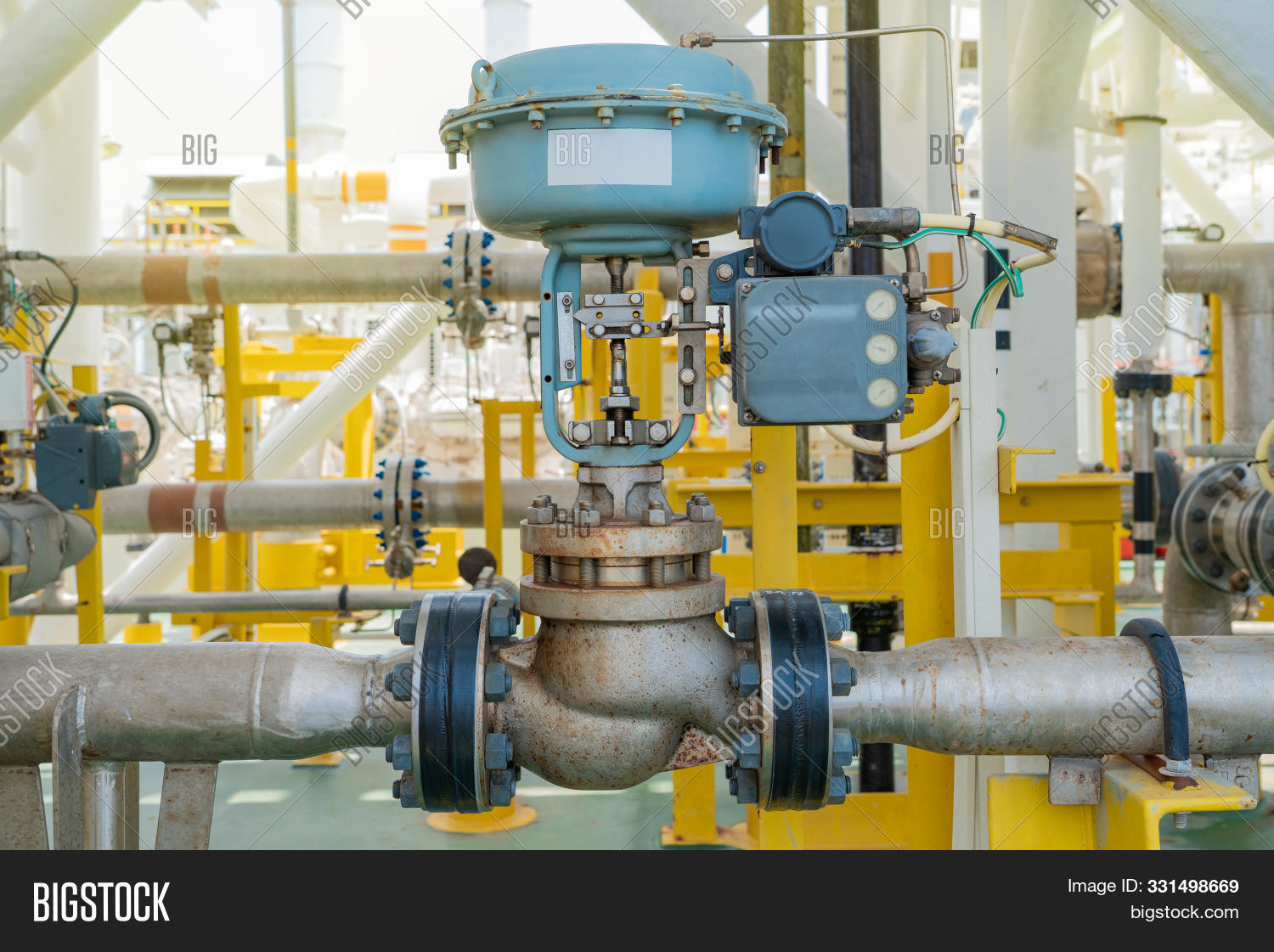 Actuated Control Valve Image & Photo (Free Trial) | Bigstock