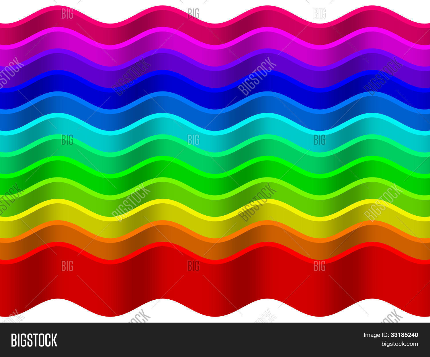 Rainbow Wave Image & Photo (Free Trial) | Bigstock
