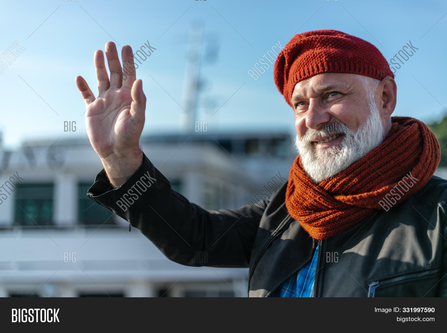Waving Goodbye To Friends