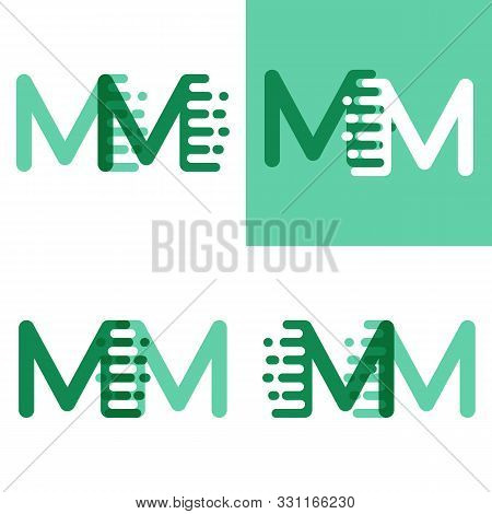Mm Letters Logo Vector & Photo (Free Trial) | Bigstock