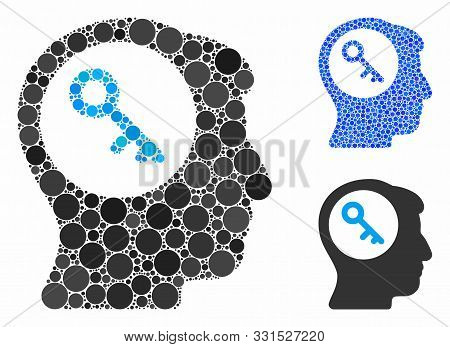 Brain Key Mosaic Vector & Photo (Free Trial) | Bigstock