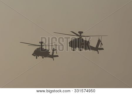 Two Military Choppers Image & Photo (Free Trial) | Bigstock
