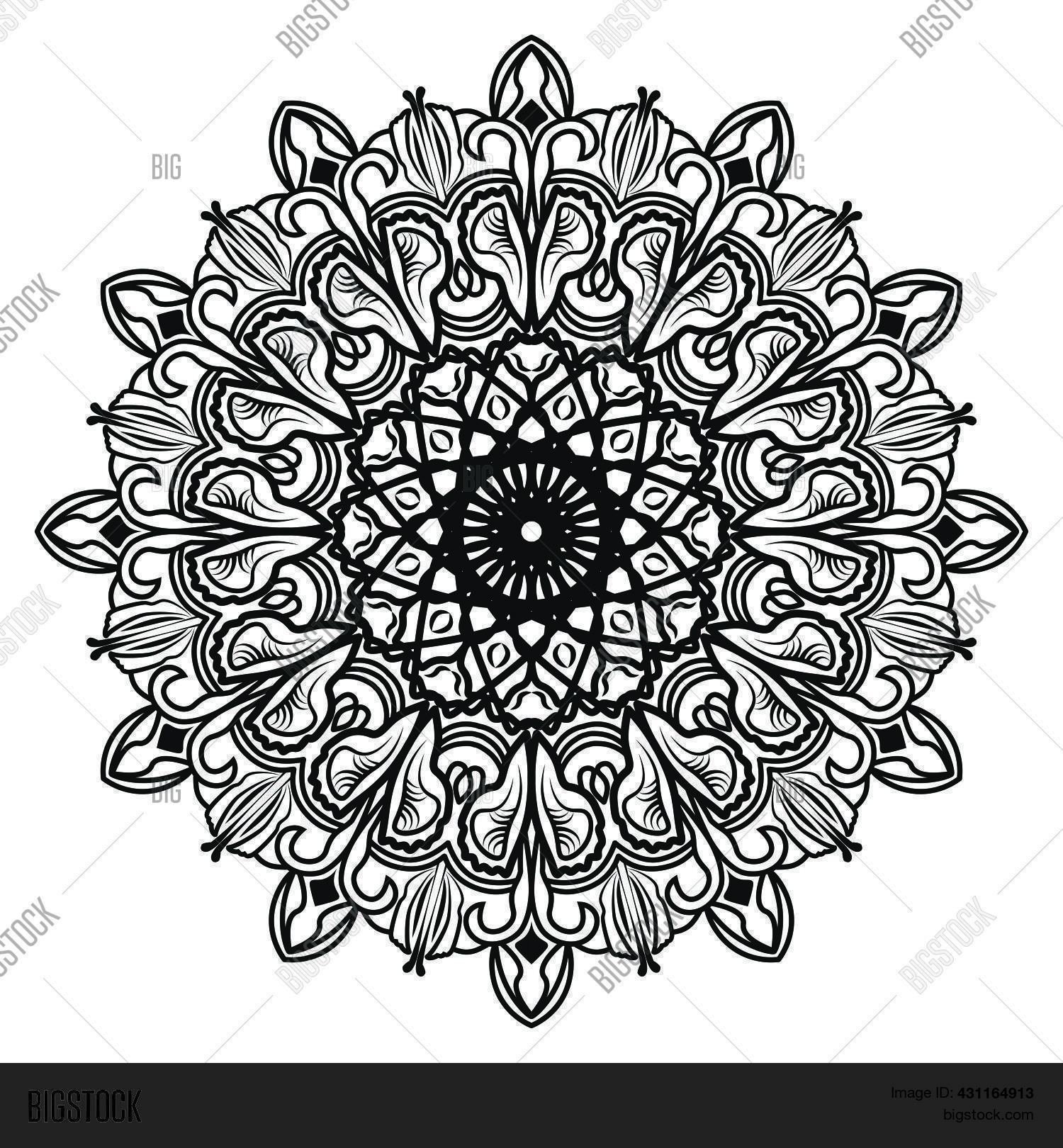 Arabesque Mandala Vector & Photo (Free Trial) | Bigstock