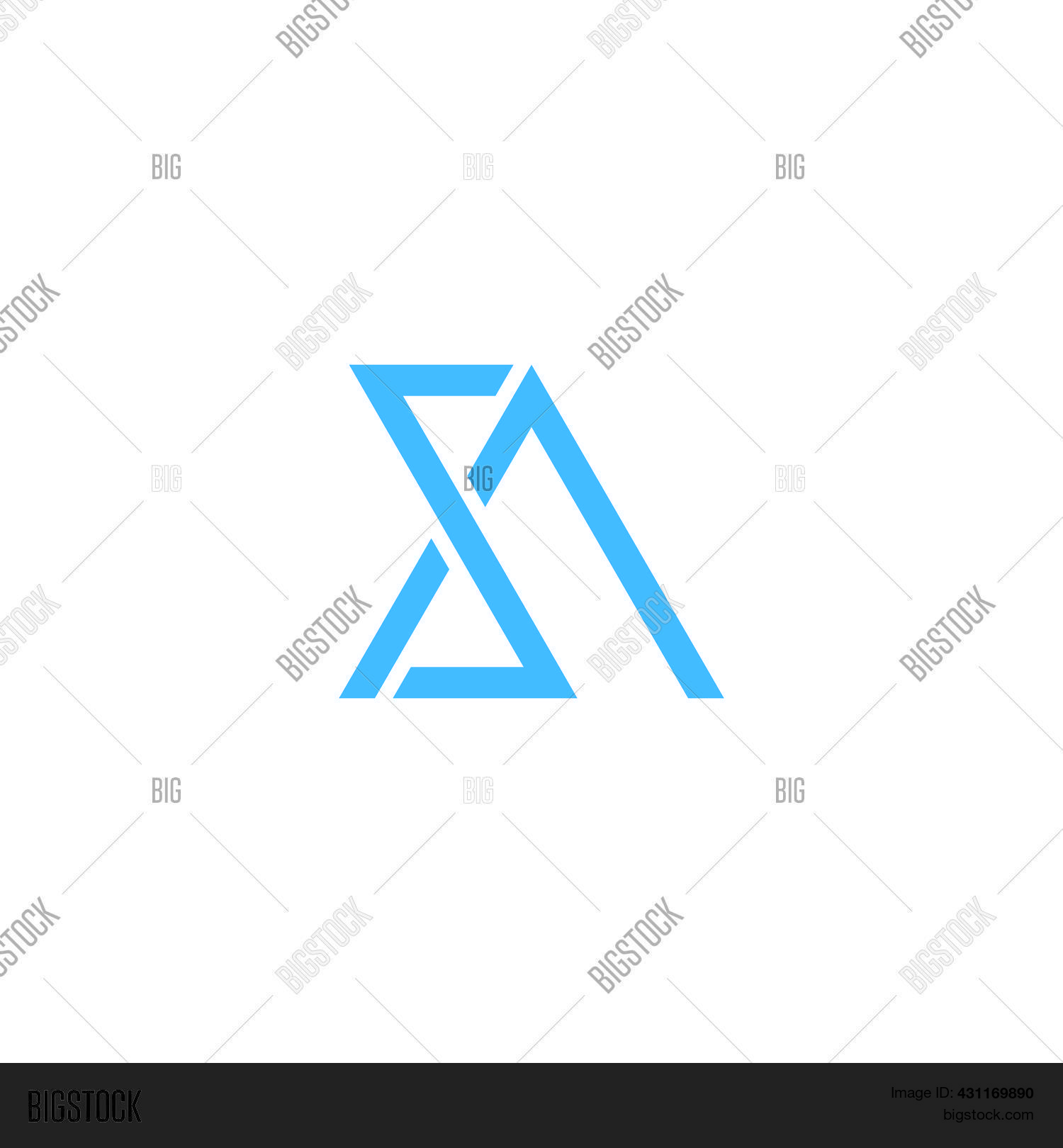 Letter Sa Simple Vector & Photo (Free Trial) | Bigstock