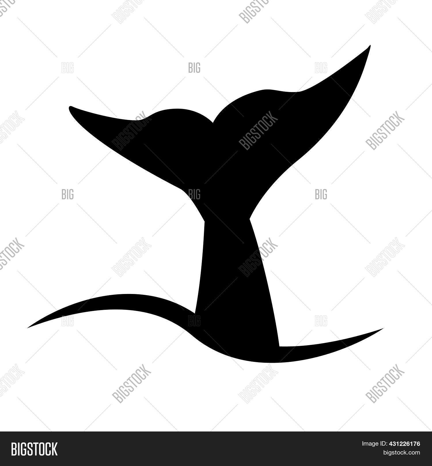 Whale Icon On White Image & Photo (Free Trial) | Bigstock