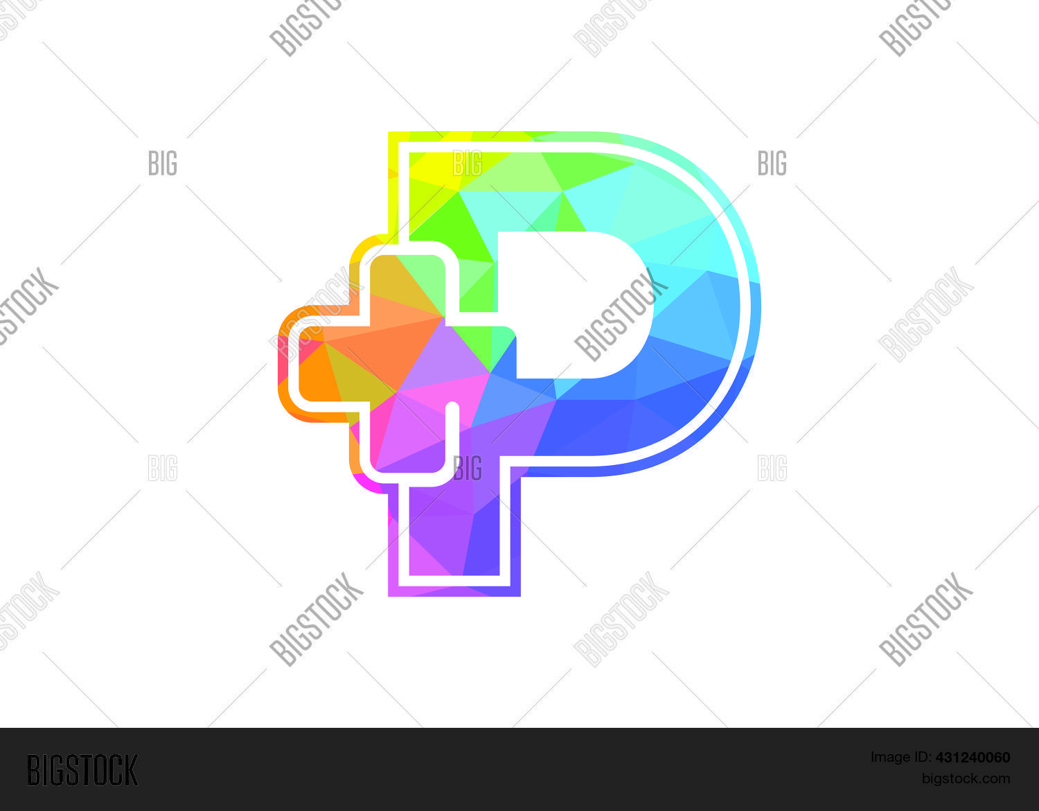Initial P Monogram Vector & Photo (Free Trial) | Bigstock