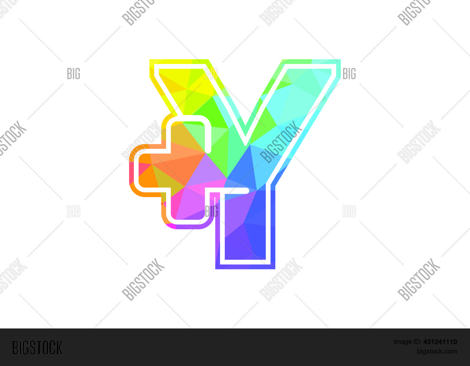 Initial Y Monogram Vector & Photo (Free Trial) | Bigstock