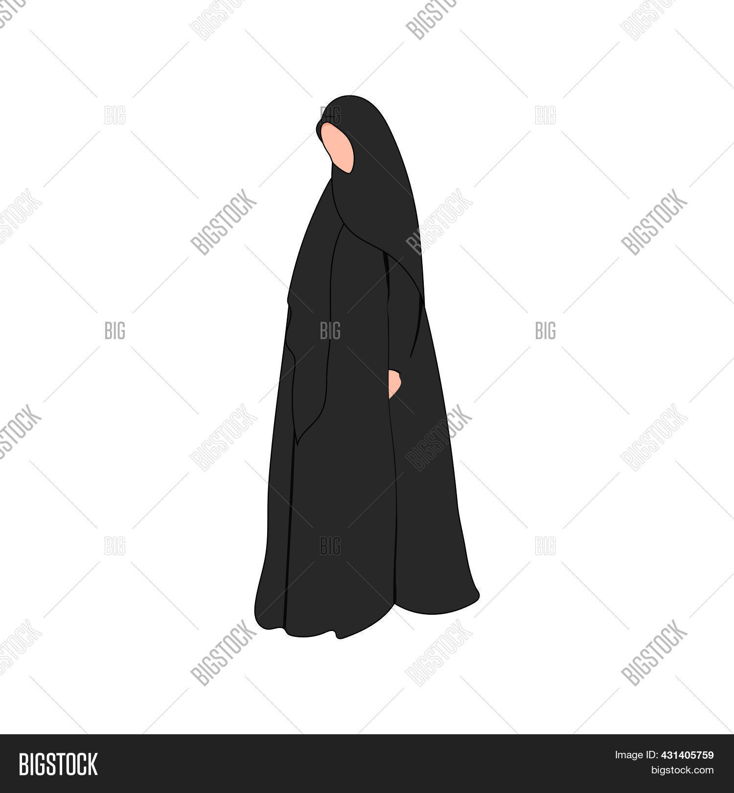 Muslim Woman Silhouette