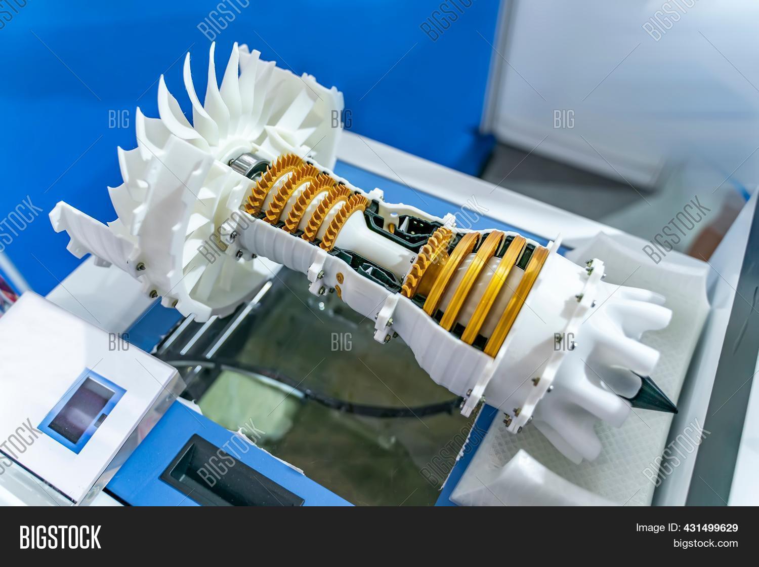 3d Printed Jet Engine Image & Photo (Free Trial) | Bigstock