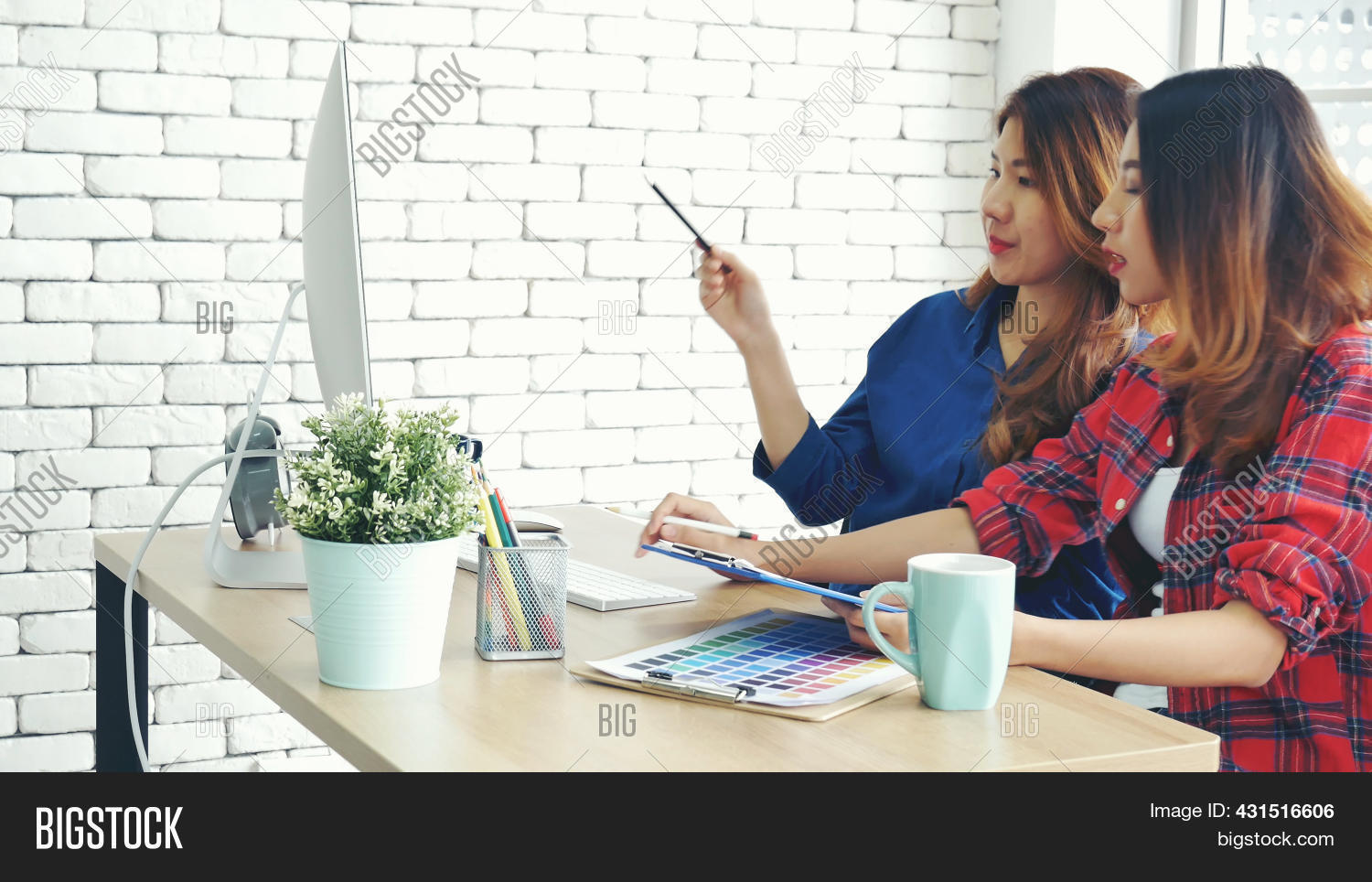 Asian Colleague Image & Photo (Free Trial) | Bigstock